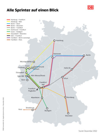 ᐅ ICE SPRINTER » Verbindungen und Fahrplan 2025